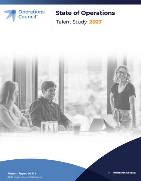 State of Operations Talent Study 2023 - Operations Council